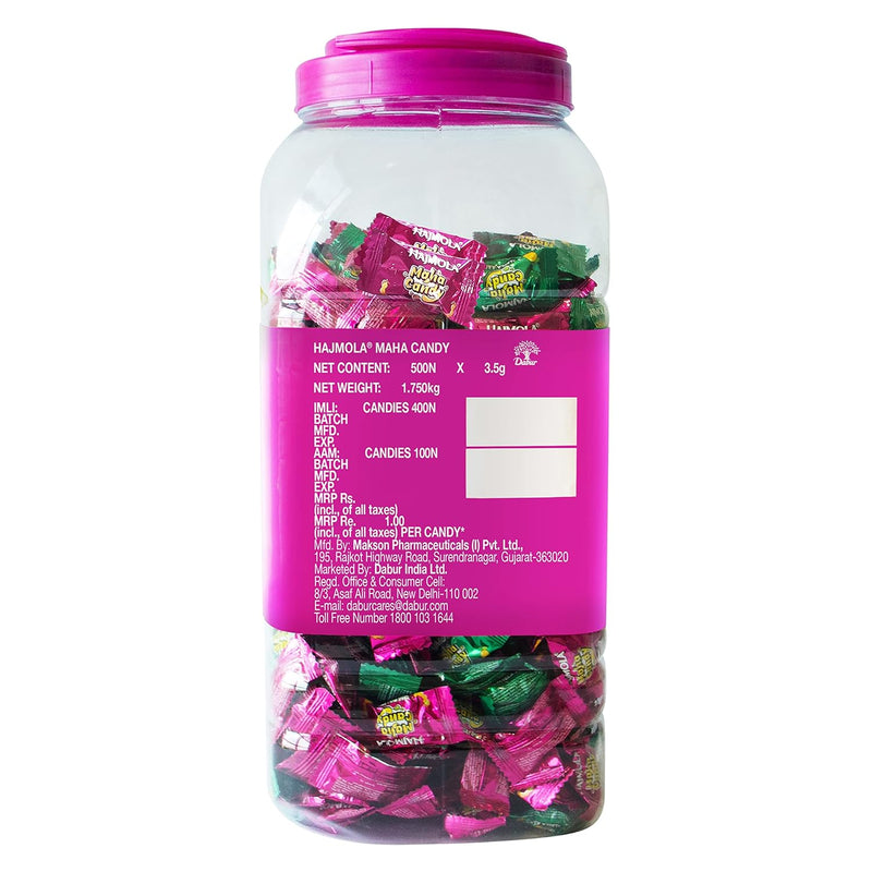 Buy Hajmola Maha Candy Jar Aam/Imli Flavour @ Best Price | Official e ...