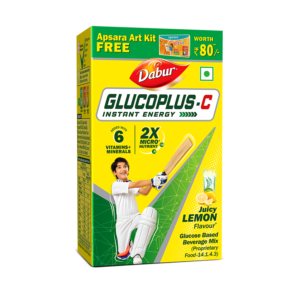 Shop Glucoplus C Lemon 450g Pack For Instant Energy & Hydration + Free ...