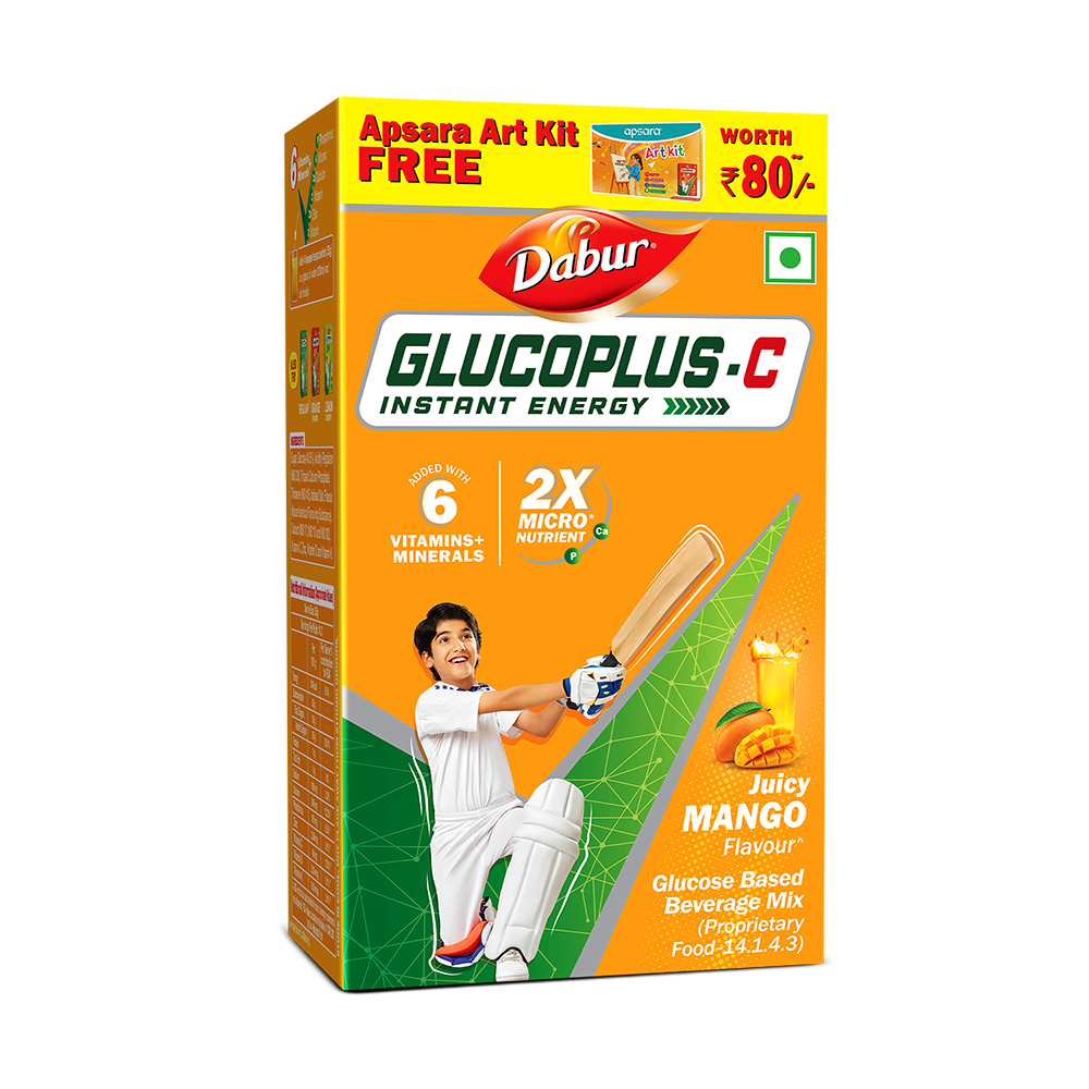 Buy Glucoplus C Mango 450g Pack For Instant Energy & Refreshment + Free ...