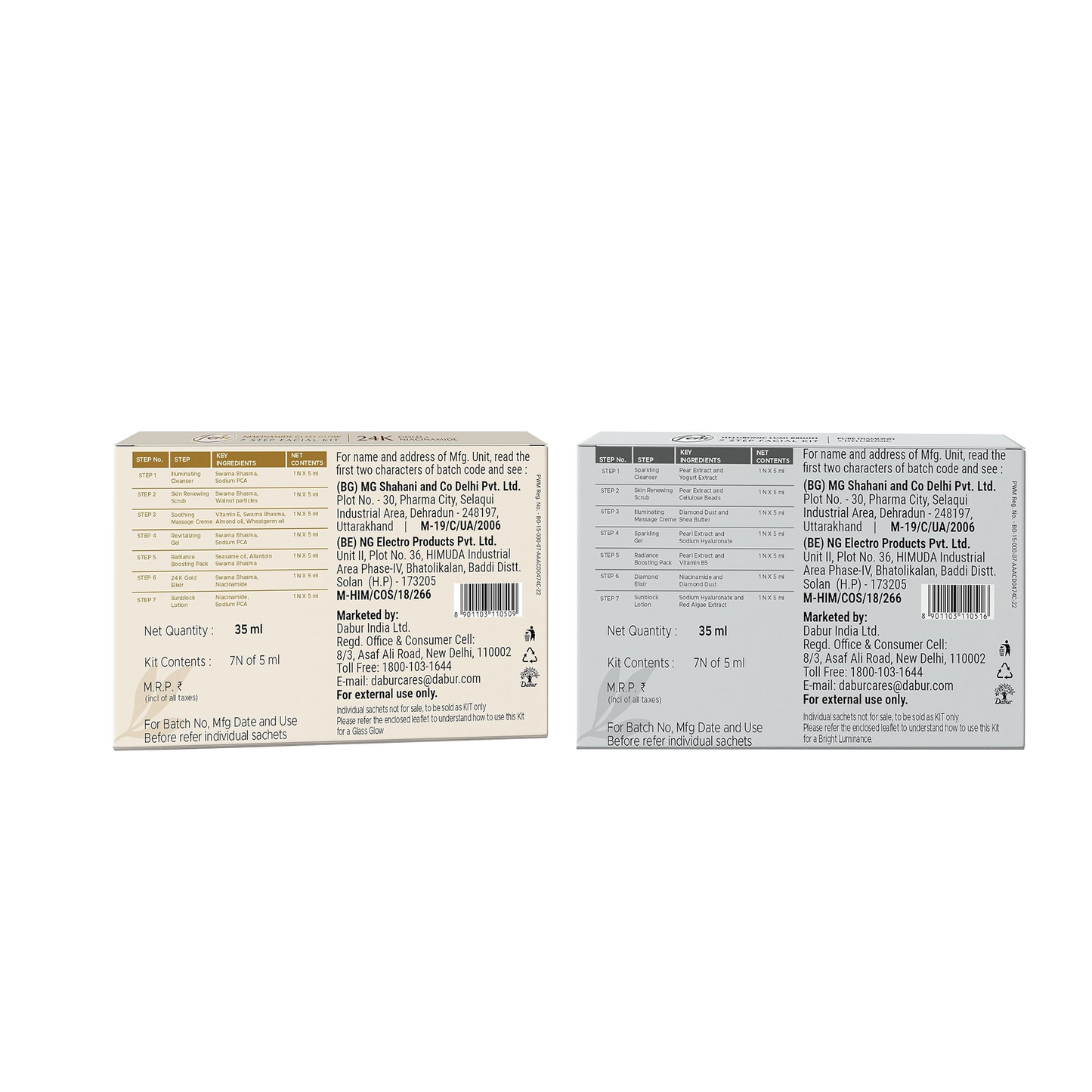 FEM Niacinamide Glass Glow Facial Kit+FEM Hyaluronic Lumi-Bright Facia